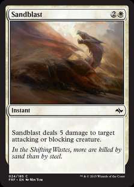 MtG Fate Reforged Common Sandblast (Foil) #24 - Walmart.com