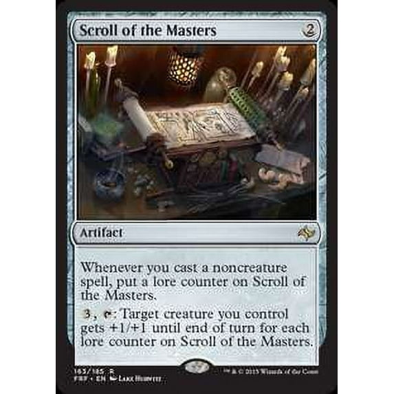 MtG Fate Reforged Rare Scroll of the Masters (Foil) #163 - Walmart.com