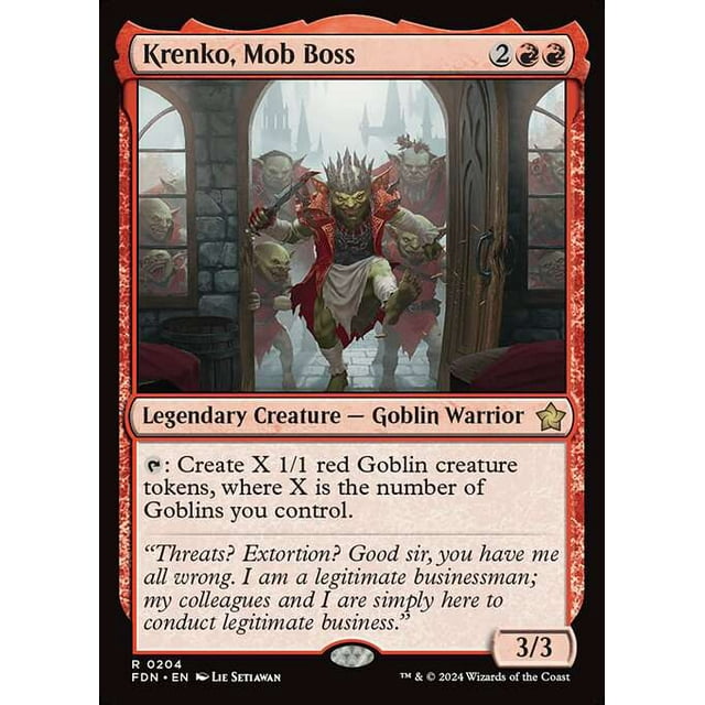 MtG Foundations Rare Krenko, Mob Boss #204 - Walmart.com MtG Foundations Rare Krenko, Mob Boss #204 - Walmart.com