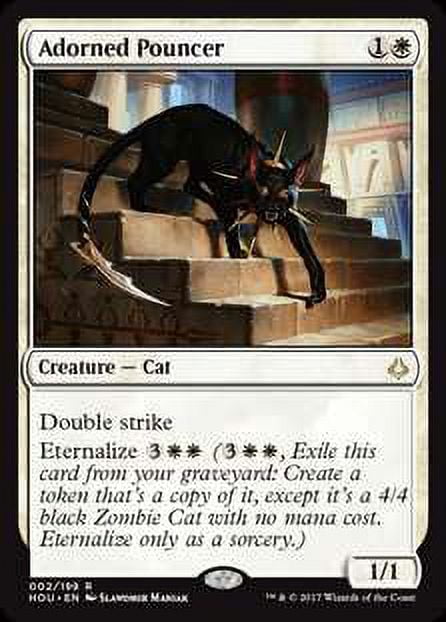 MtG Hour of Devastation Rare Adorned Pouncer (Foil) #2 - Walmart.com