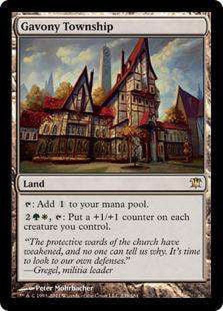 MtG Innistrad Rare Gavony Township (Foil) #239 - Walmart.com