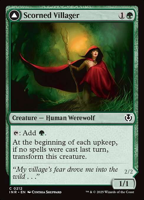 MtG Innistrad Remastered Common Scorned Villager // Moonscarred ...