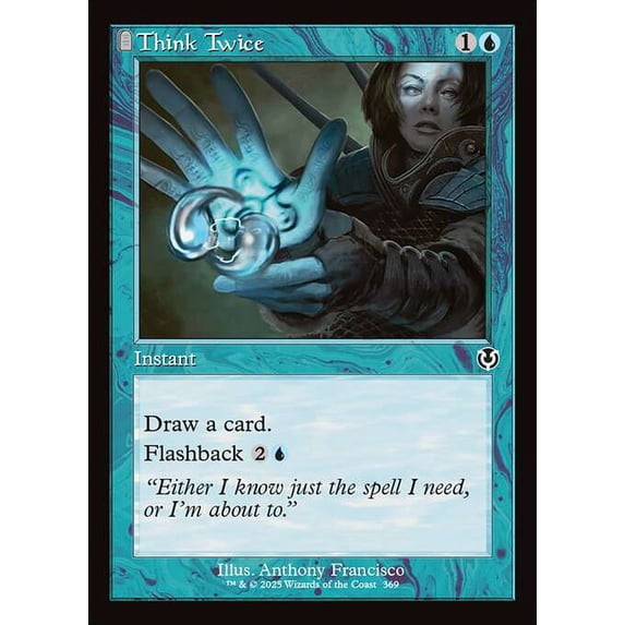 MtG Innistrad Remastered Common Think Twice (Classic Frame) #369 ...