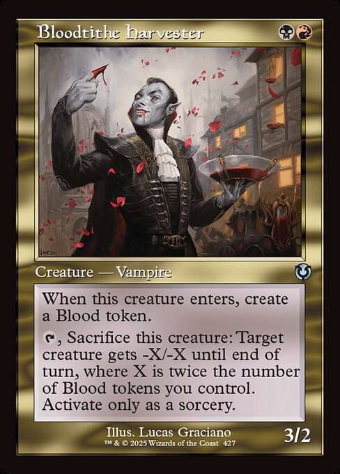 MtG Innistrad Remastered Uncommon Bloodtithe Harvester (Classic Frame ...