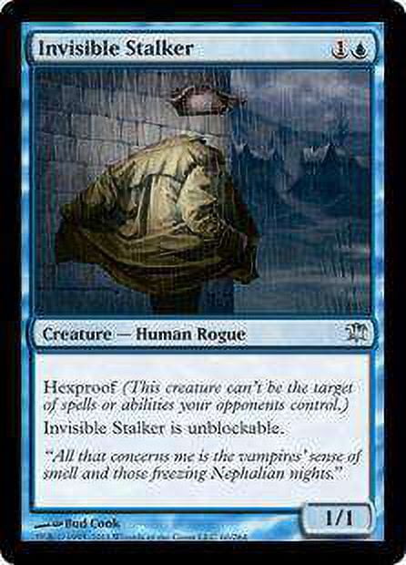 MtG Innistrad Uncommon Invisible Stalker (Foil) #60 - Walmart.com
