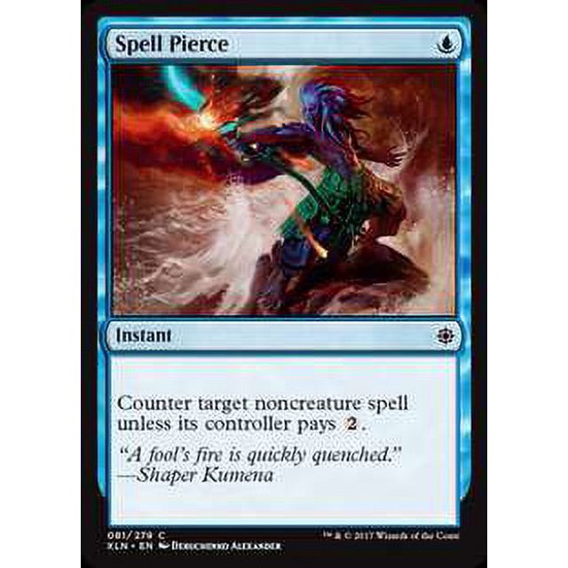 MtG Ixalan Common Spell Pierce (Foil) #81 - Walmart.com