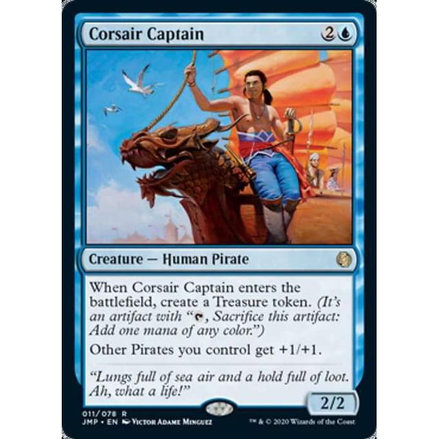 MtG Jumpstart Rare Corsair Captain #11 - Walmart.com