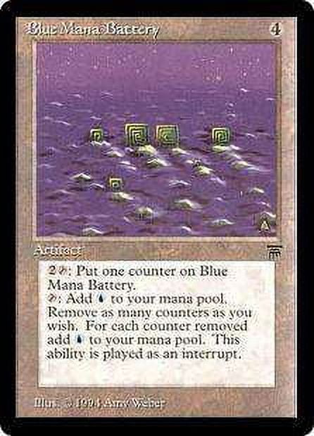 MtG Legends Uncommon Blue Mana Battery - Walmart.com