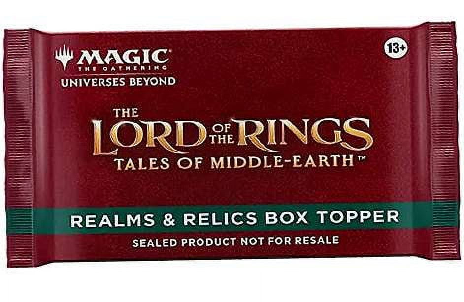 MtG Lord of the Rings Tales of Middle Earth Realms & Relics BOX TOPPER ...