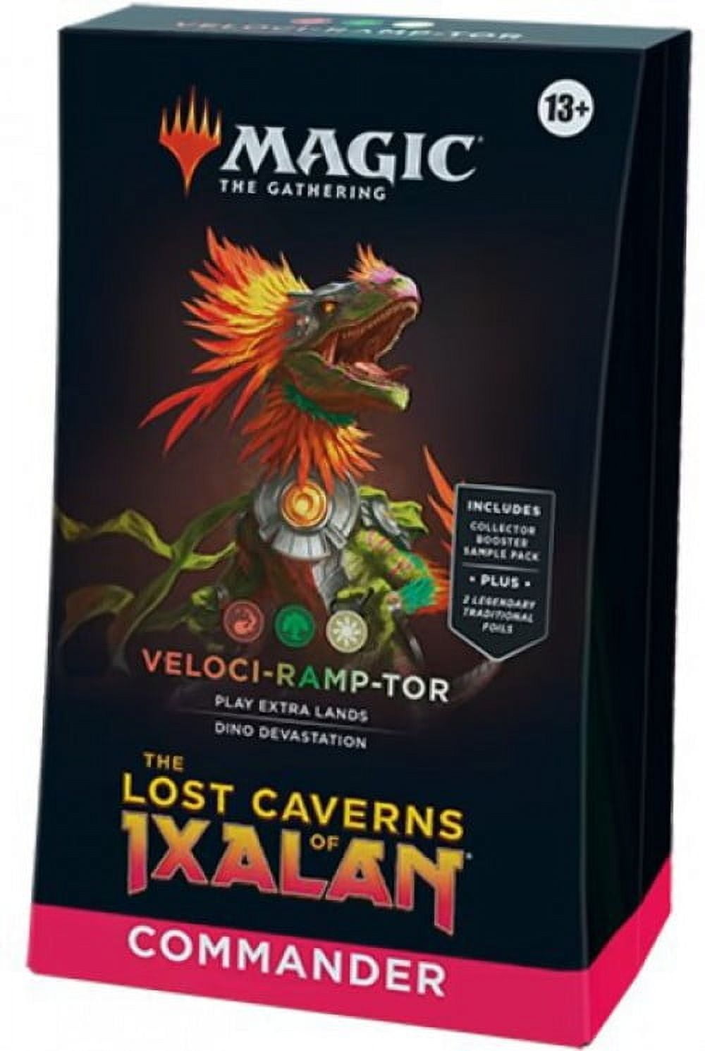 MtG Lost Caverns of Ixalan Veloci-Ramp-Tor Commander Deck (100 Card ...