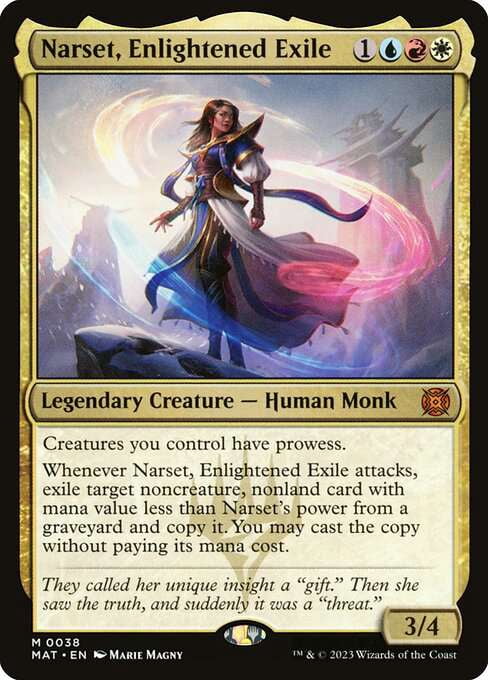 MtG March of the Machine: The Aftermath Mythic Rare Narset, Enlightened ...