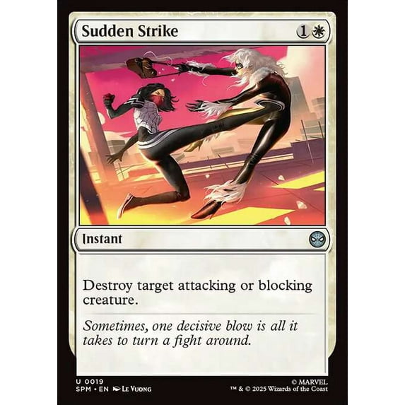 MtG Marvel's Spider-Man Uncommon Sudden Strike #19 - Walmart.com