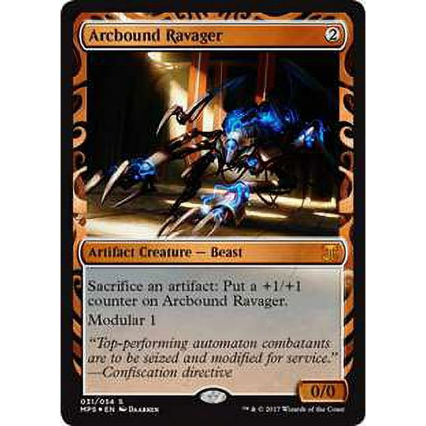 MtG Masterpiece Arcbound Ravager (Kaladesh Invention) #31 - Walmart ...
