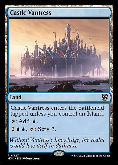 MtG Modern Horizons 3 Commander Rare Castle Vantress #327 - Walmart.com