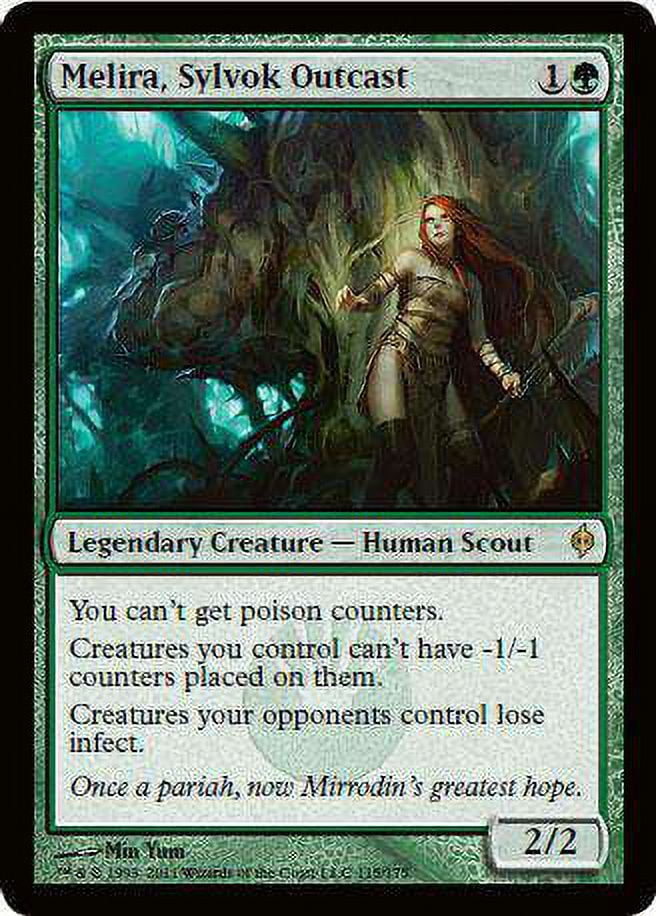 MtG New Phyrexia Rare Melira, Sylvok Outcast #115 - Walmart.com