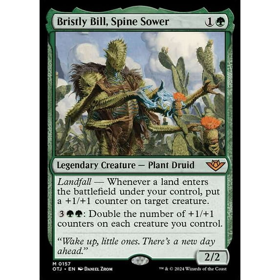 MtG Outlaws of Thunder Junction Mythic Rare Bristly Bill, Spine Sower ...