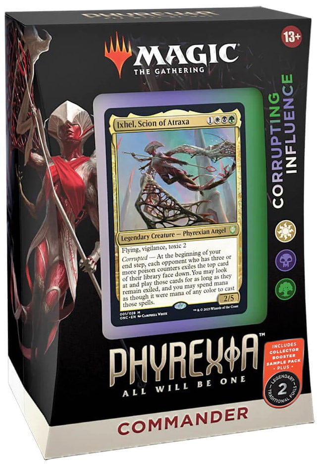 MtG Phyrexia All Will Be One Corrupting Influence Commander Deck ...