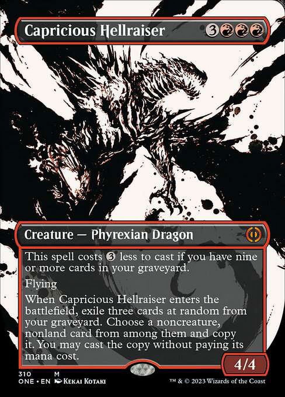MtG Phyrexia: All Will Be One Mythic Rare Capricious Hellraiser ...