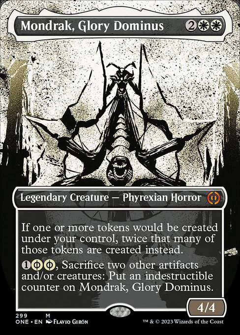 MtG Phyrexia: All Will Be One Mythic Rare Mondrak, Glory Dominus ...