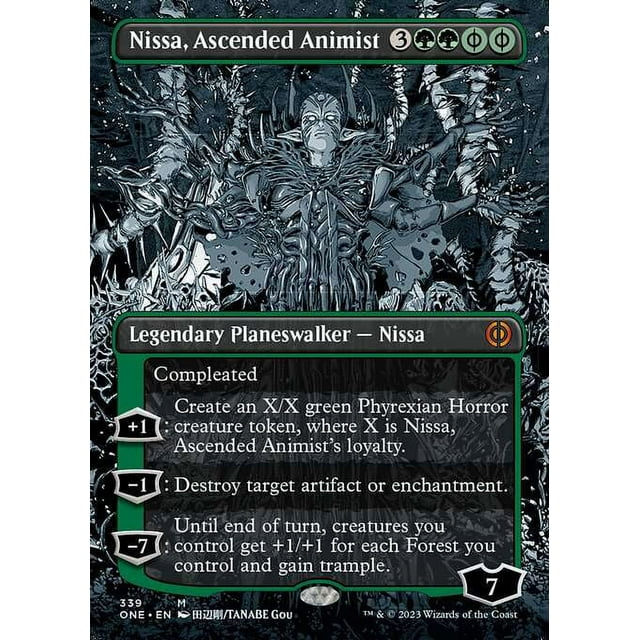 MtG Phyrexia: All Will Be One Mythic Rare Nissa, Ascended Animist ...