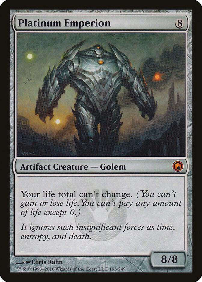 MtG Scars of Mirrodin Mythic Rare Platinum Emperion [Foil] #193 ...
