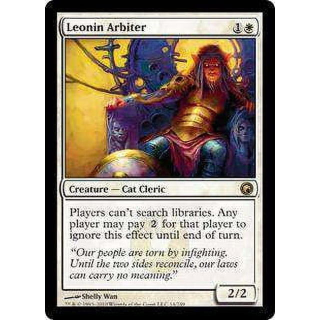 MtG Scars of Mirrodin Rare Leonin Arbiter #14 - Walmart.com
