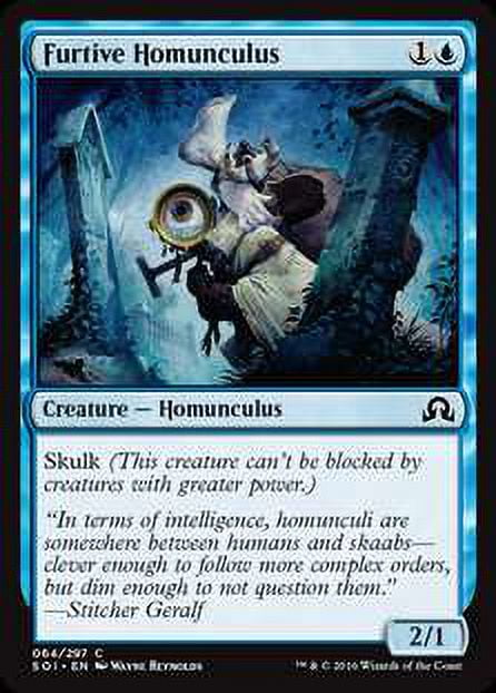 MtG Shadows Over Innistrad Common Furtive Homunculus #64 - Walmart.com