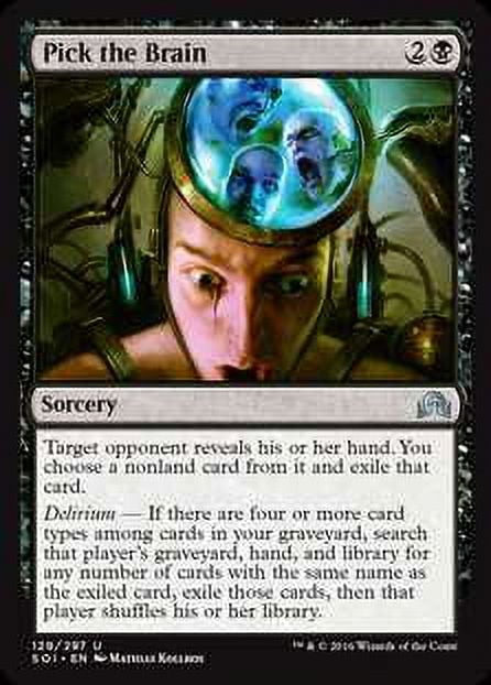 MtG Shadows Over Innistrad Uncommon Pick the Brain (Foil) #129 ...