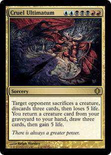 MtG Shards of Alara Rare Cruel Ultimatum #164 - Walmart.com