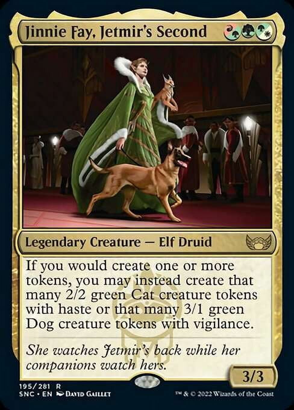 MtG Streets of New Capenna Rare Jinnie Fay, Jetmir's Second (FOIL) #195 ...