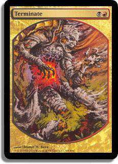 MtG Textless Player Rewards Promo Terminate (Textless Player Rewards ...