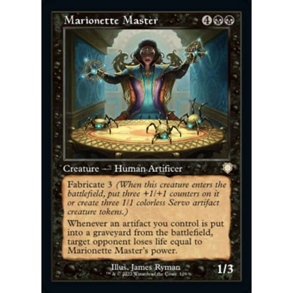 MtG The Brothers' War Commander Rare Marionette Master [Old-Frame Bonus ...