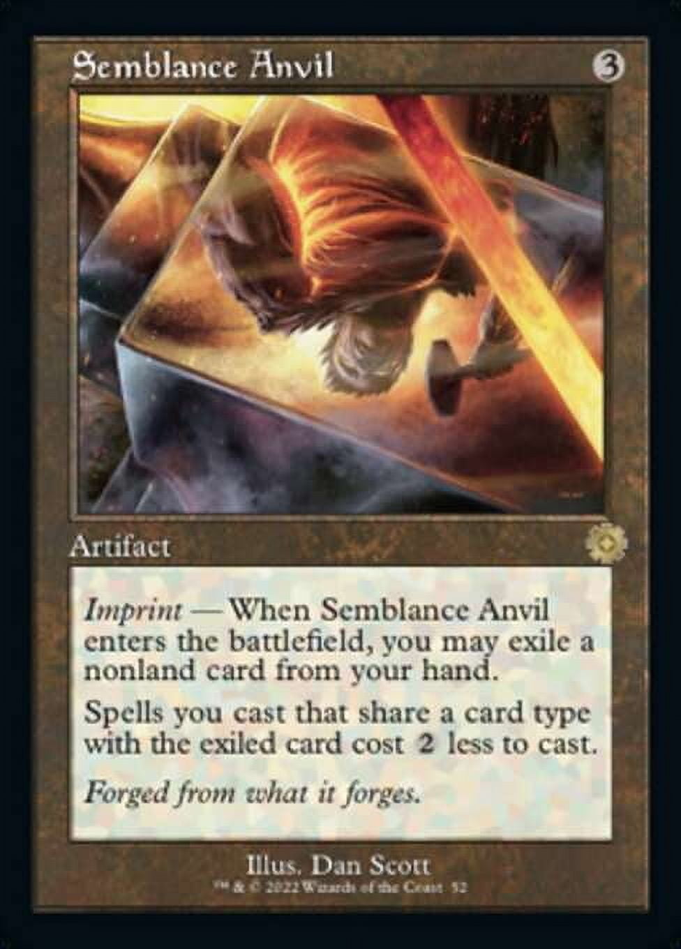 MtG The Brothers' War Retro Artifacts Rare Semblance Anvil (Retro Frame) #52 - Walmart.com