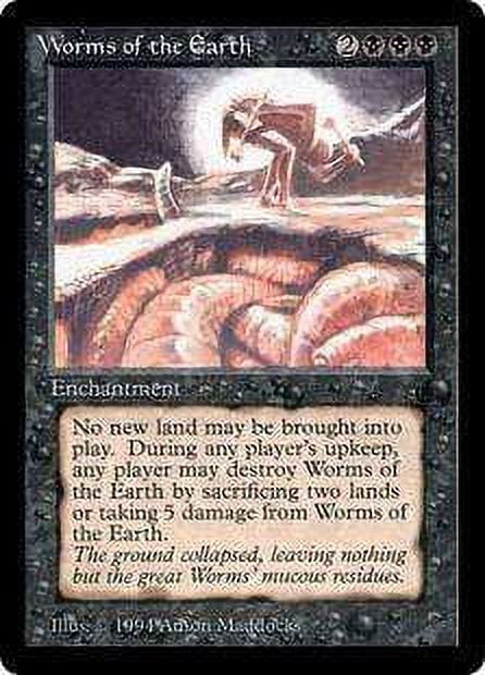 MtG The Dark Rare Worms of the Earth - Walmart.com