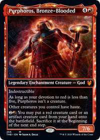 MtG Theros Beyond Death Mythic Rare Purphoros, Bronze-Blooded (Showcase ...