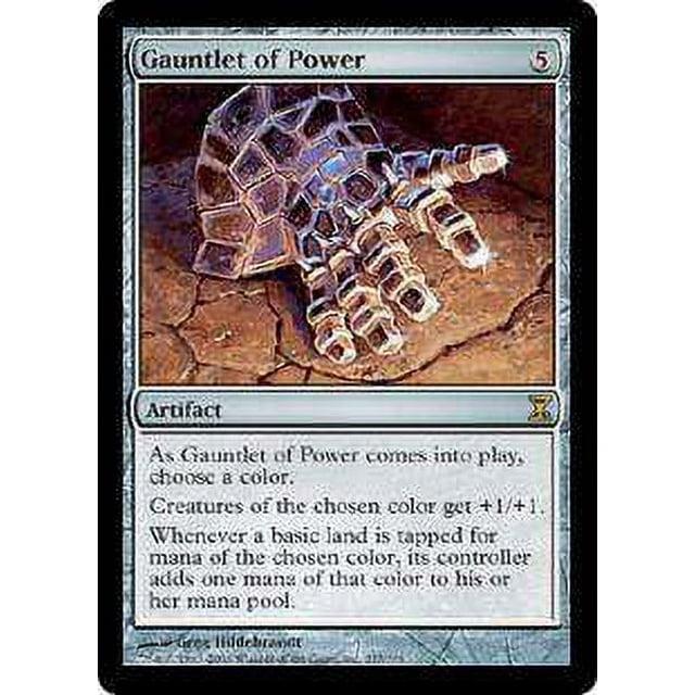 MtG Time Spiral Rare Gauntlet of Power #255 - Walmart.com