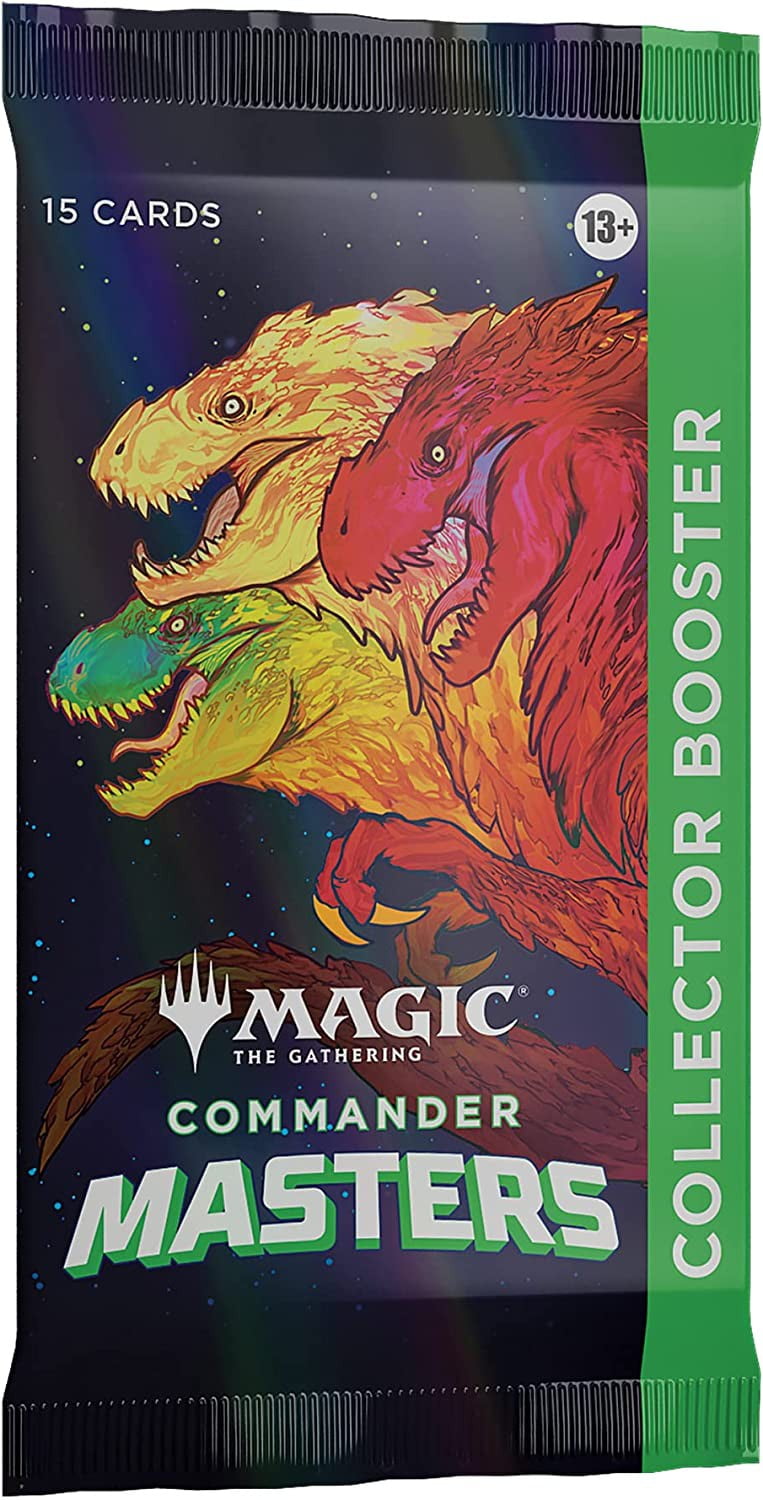 MtG Trading Card Game Commander Masters COLLECTOR Booster Pack (15 ...