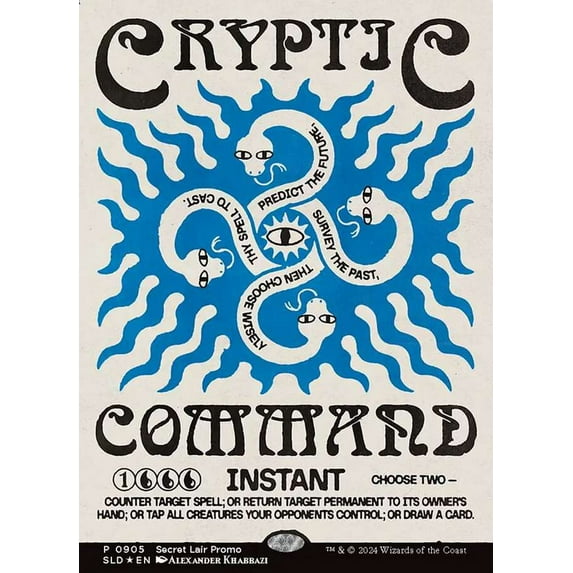 MtG Trading Card Game Cryptic Command Secret Lair Series [Foil Edition ...