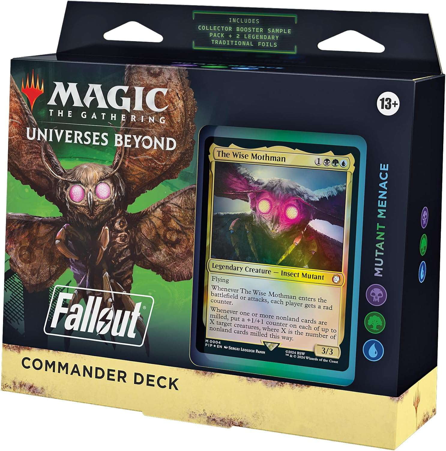 MtG Universes Beyond: Fallout Mutant Menace Commander Deck (100-Card ...