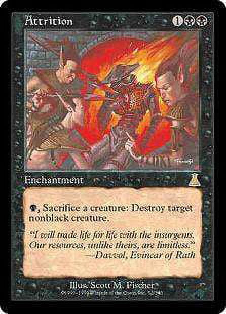 MtG Urza's Destiny Rare Attrition #52 - Walmart.com