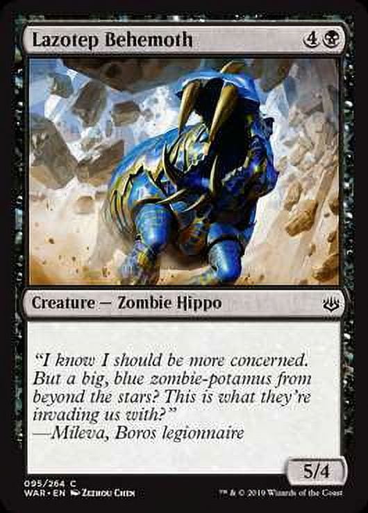 MtG War of the Spark Common Lazotep Behemoth (Foil) #95 - Walmart ...