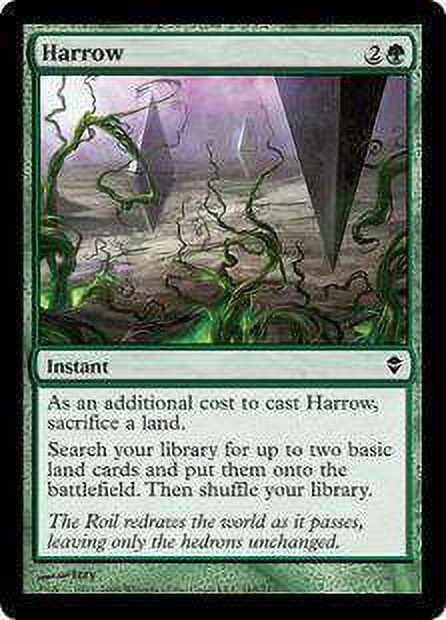 MtG Zendikar Common Harrow (Foil) #165 - Walmart.com