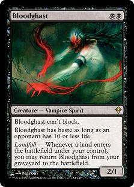 MtG Zendikar Rare Bloodghast #83 - Walmart Business Supplies
