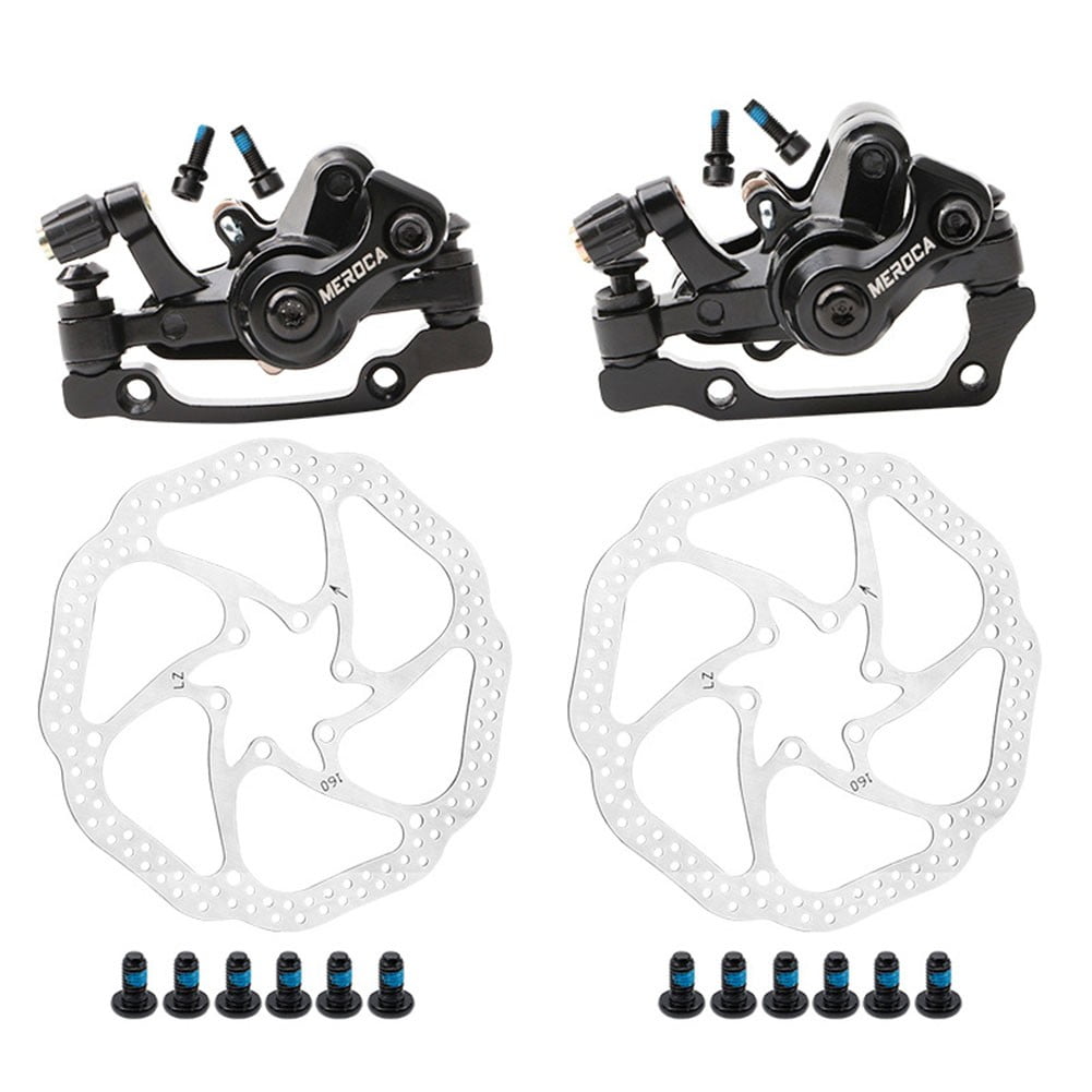 RAINB Mtb Mechanical Disc Brake Caliper Rotor 160Mm Alloy Clip Front ...