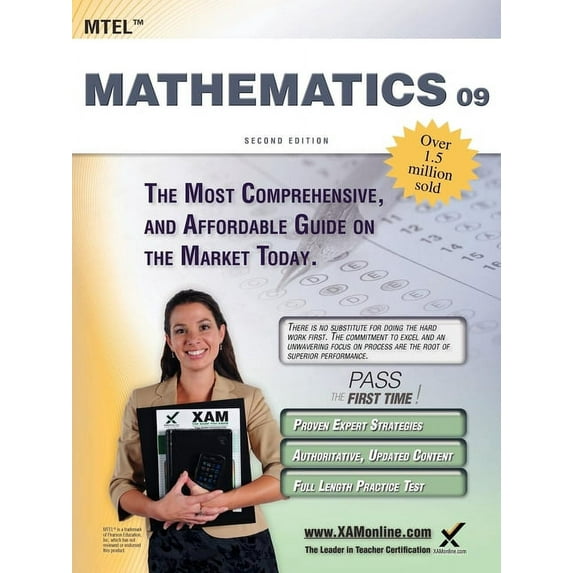 Mtel: MTEL Mathematics 09 Teacher Certification Study Guide Test Prep ...