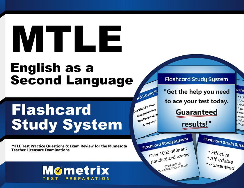 Mtle English as a Second Language Flashcard Study System : Mtle Test ...