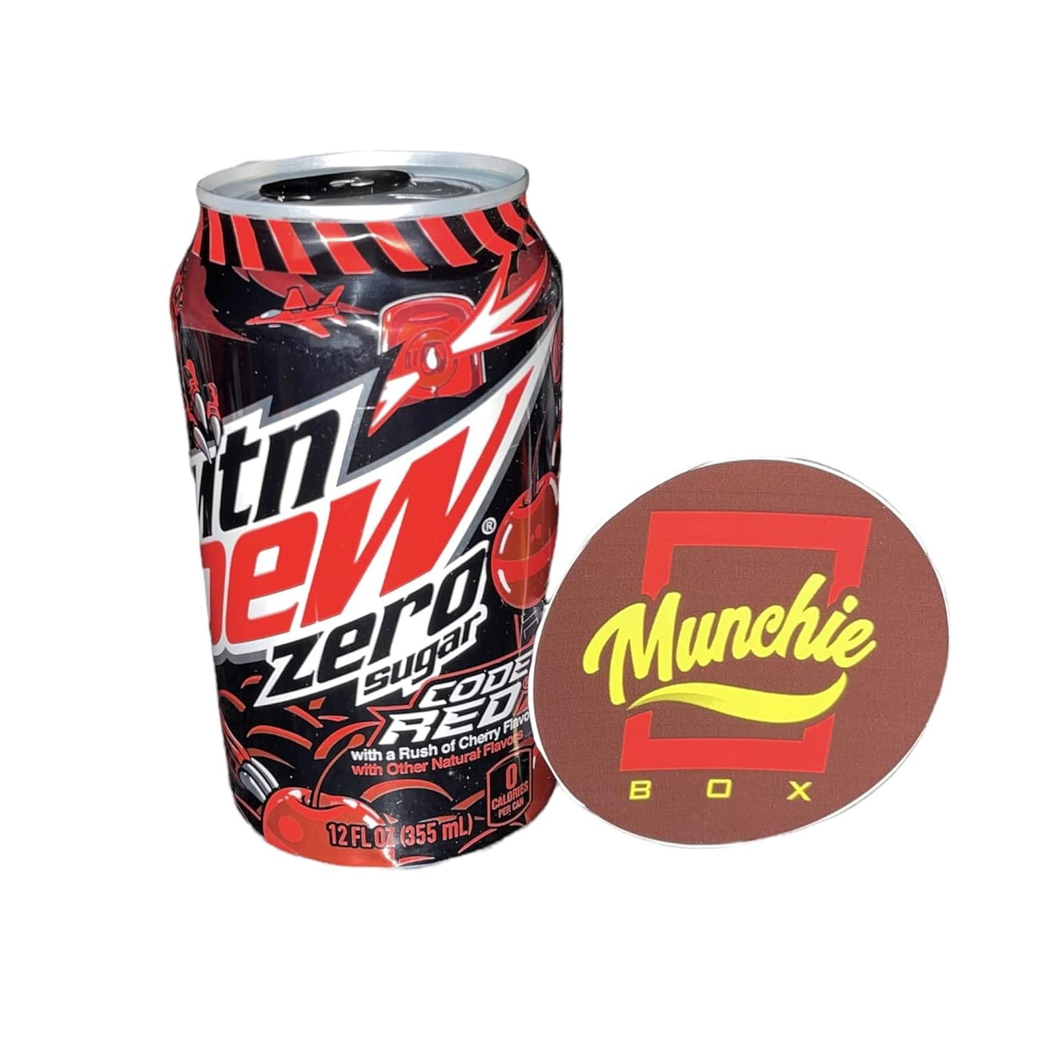 Mtn Dew Code Red Zero - Sugar with CSLFF Coaster 12 oz Cans (Code Red ...