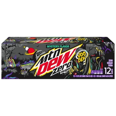 Mtn Dew Code Red Zero - Sugar with saney Coaster 12 oz Cans (Code Red ...