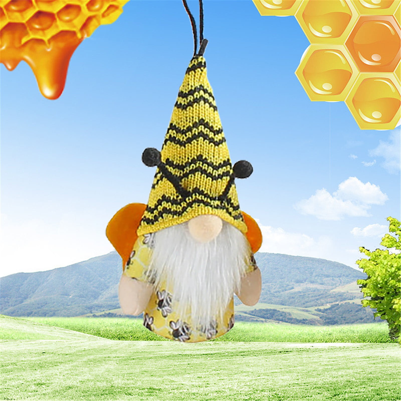 MtsDJSKF Bee Festival with Light Emitting Bee Cute Winged and Faceless ...