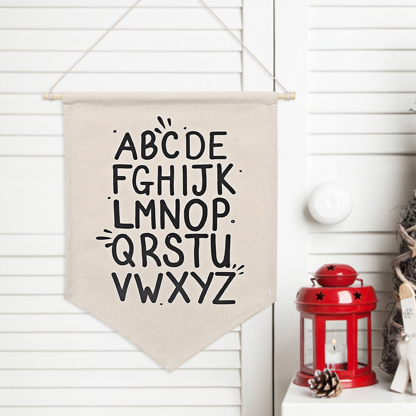 MtsDJSKF Halloween Hanging Wall Canvas Banner and Wall Alphabet Hanging ...